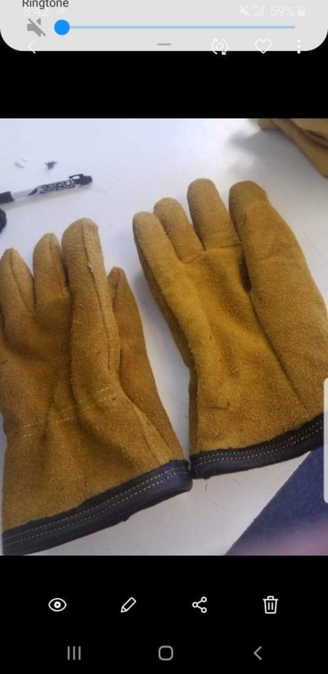 Bison Split Leather Heavy Duty Work Gloves Unlined Made in USA - Etsy