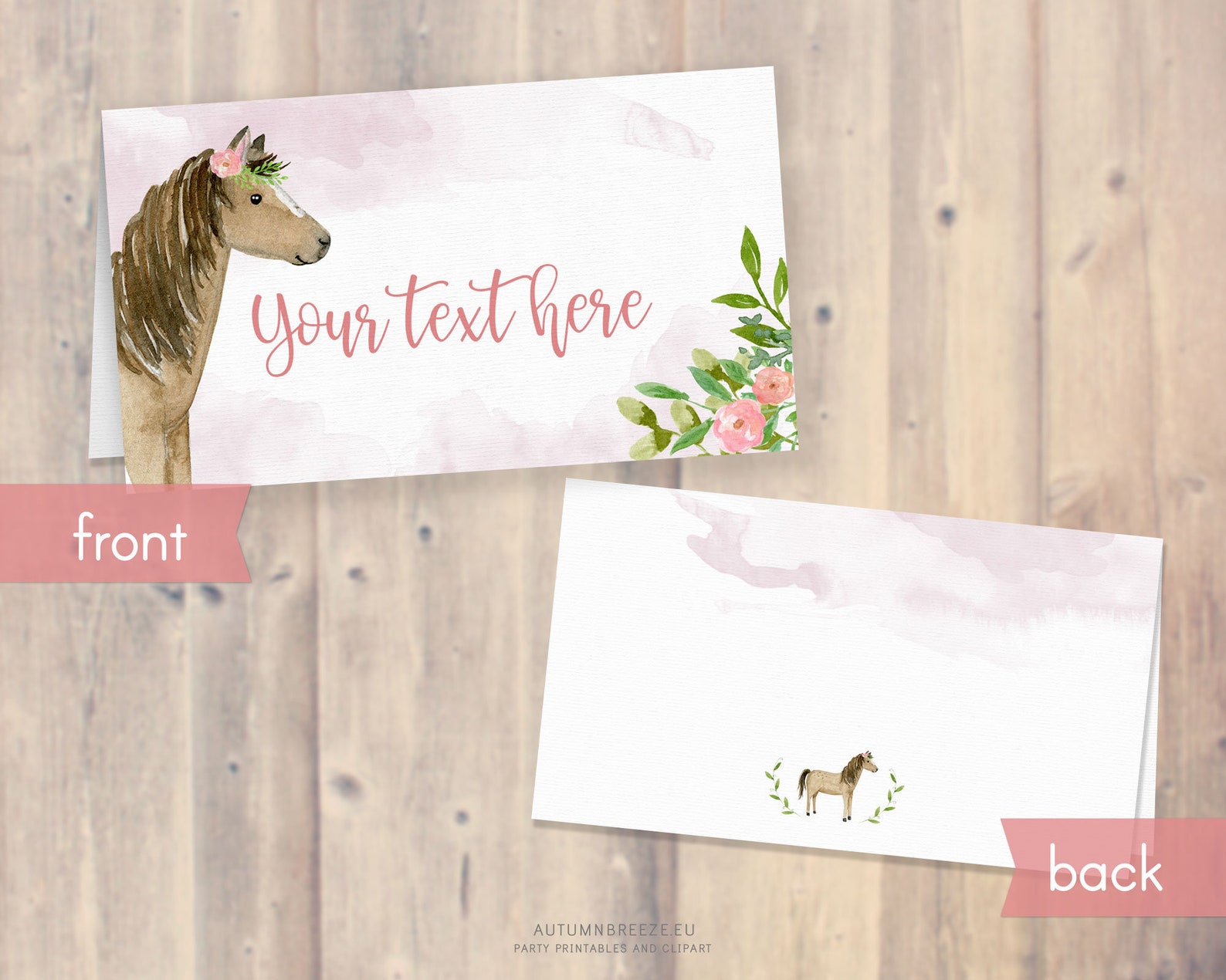 Printable Food Cards Printable Name Cards Place Cards - Etsy