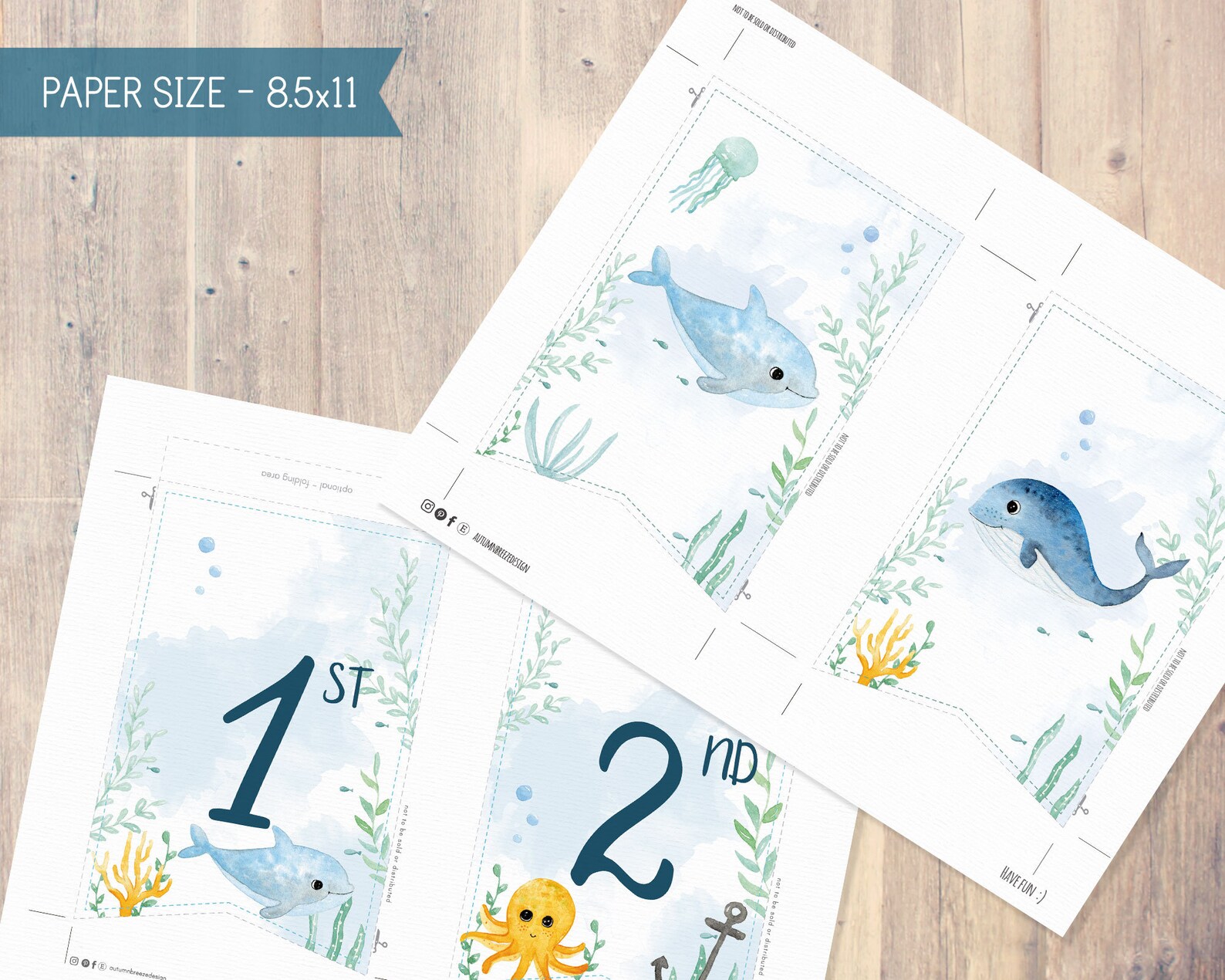 Alphabet Banner With Under the Sea Theme / Birthday Banner With All ...