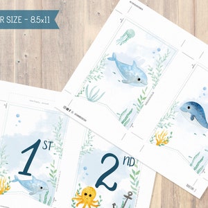 Alphabet Banner With Under the Sea Theme / Birthday Banner With All ...