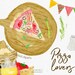 Watercolor Pizza Clipart Pizza Party Clip Art Food Clipart Watercolor ...