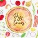 Watercolor Pizza Clipart Pizza Party Clip Art Food Clipart Watercolor ...