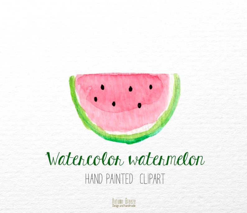 Watermelon Clipart Watercolor Clipart, Clipart, Pink Clip Art, Fruits ...