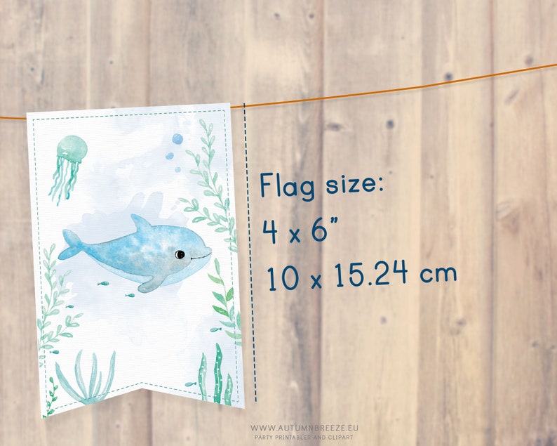 Alphabet Banner With Under the Sea Theme / Birthday Banner - Etsy