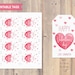 Editable Valentines Tag, Printable Tags, Class Valentines, Gift Tags ...