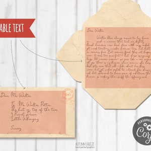 Editable Envelope, Magic School, Printable Letter From School of ...