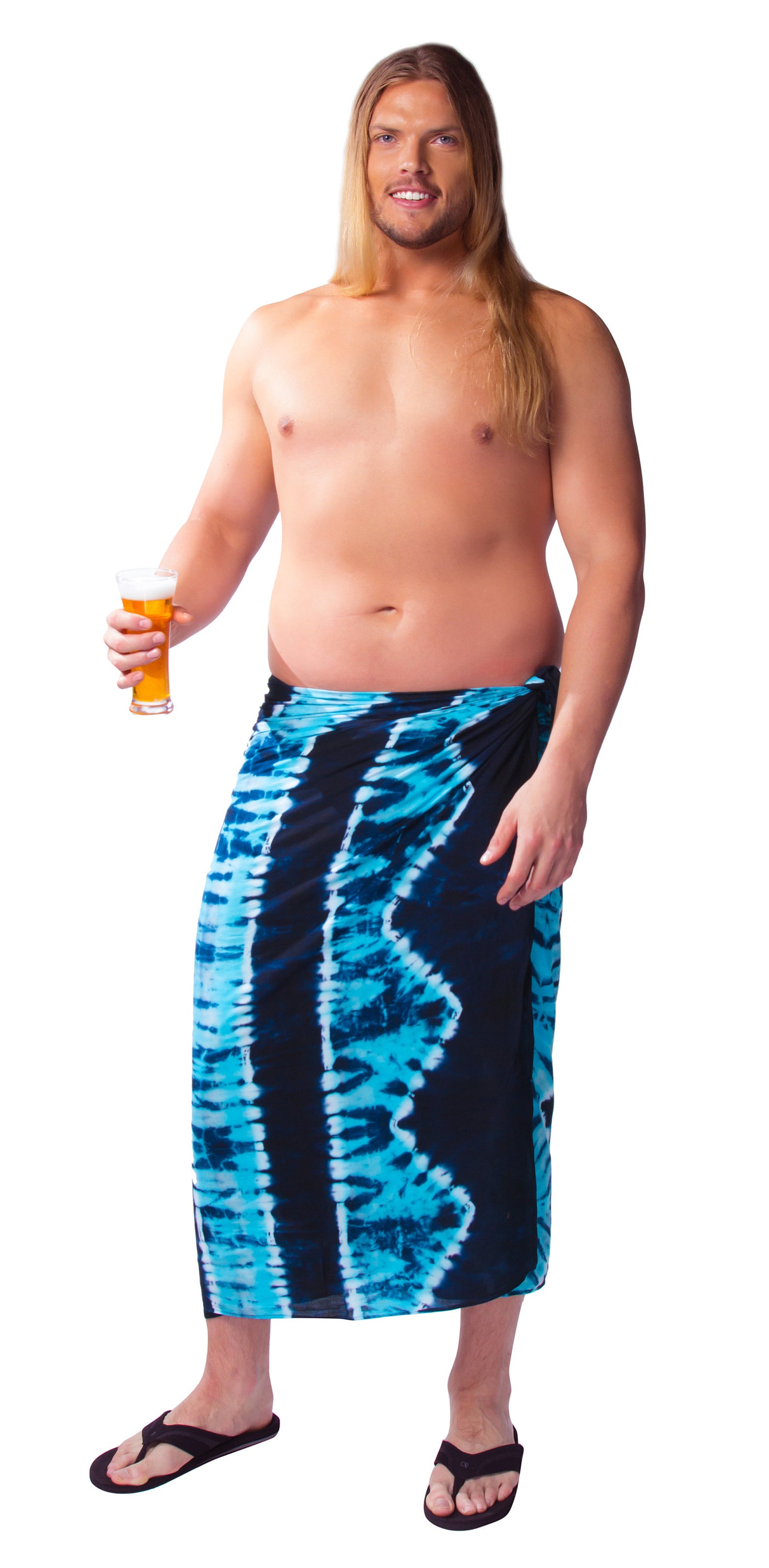 Mens Sarong / Pareo / Lavalava PLUS Size Tie Dye Fringeless - Etsy