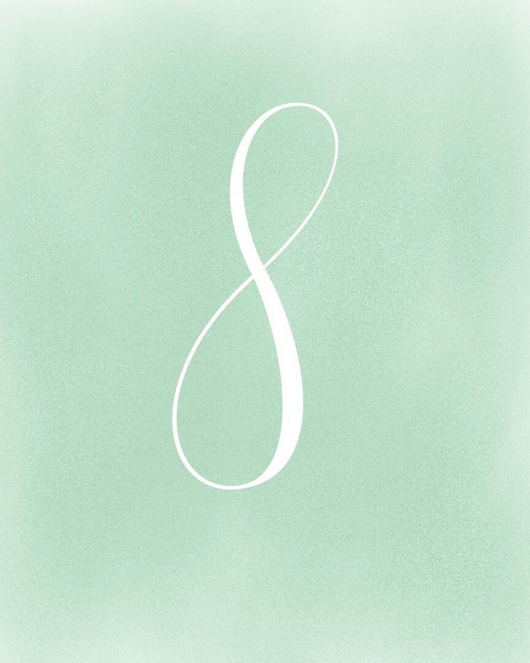 Sage Green Table Number Template - Etsy