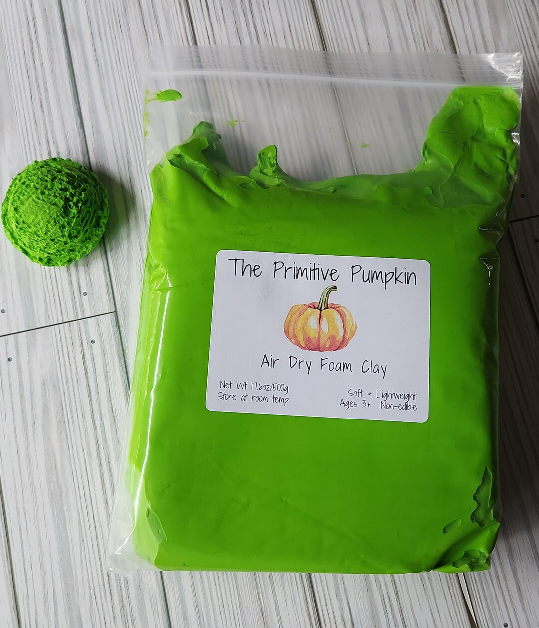 Grasshopper Color Air Dry Foam Clay, Fake Bake Supplies, 500g, Clay for ...