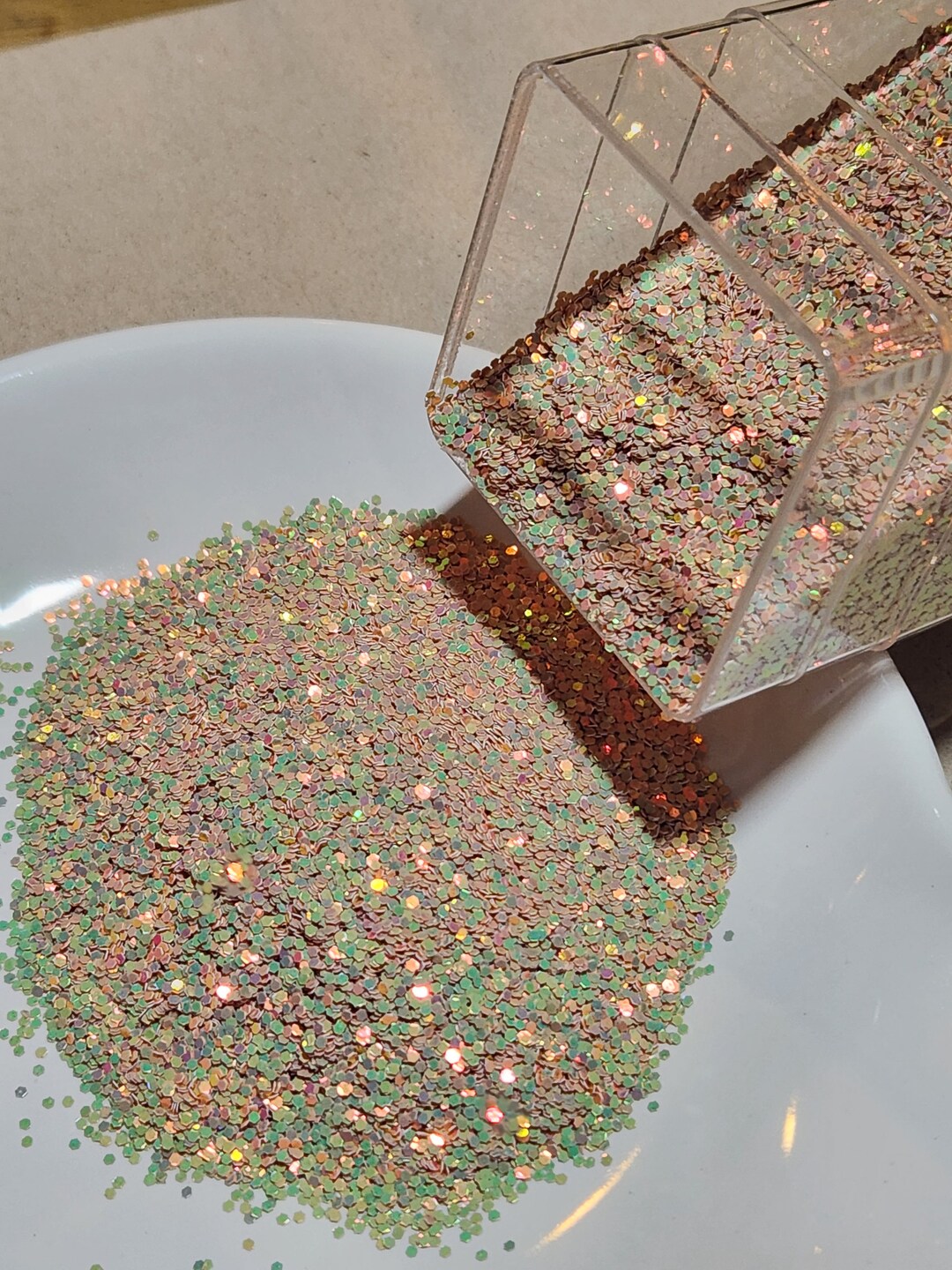 Gold Bar Color Iridescent Glitter | 4.5 Ounce Bottle | DIY | Nail ...