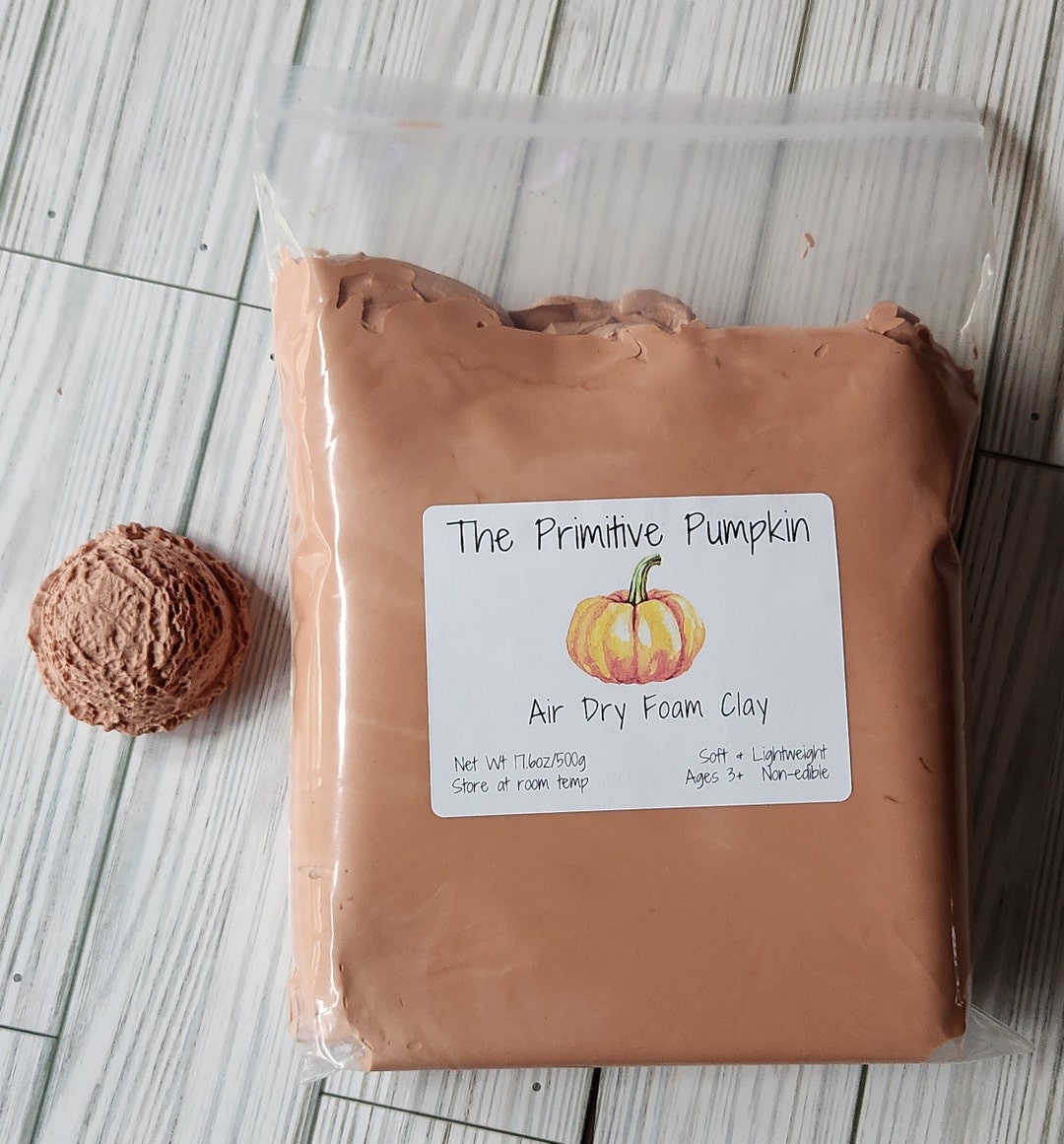 500g Graham Cracker Color Air Dry Foam Clay, Fake Bake Supplies, Clay ...