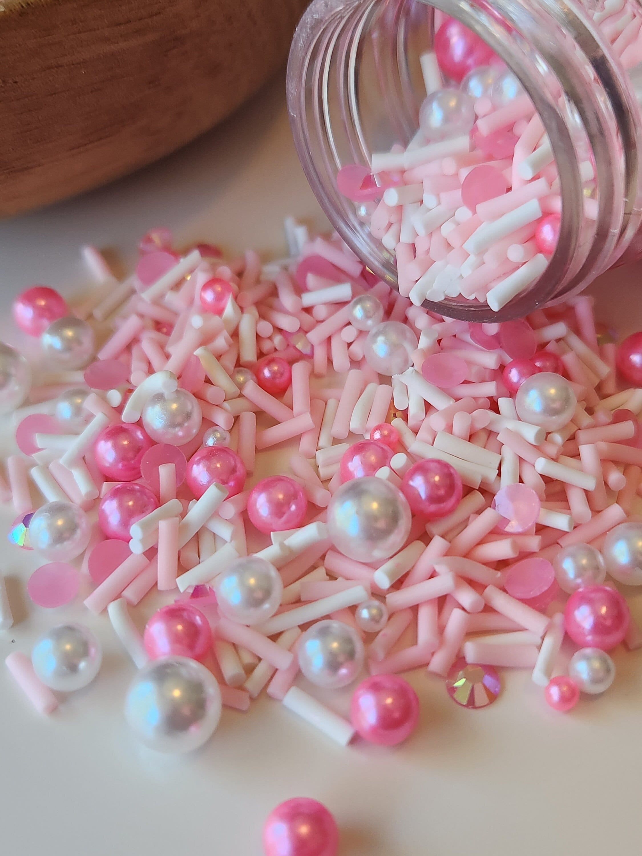 Pastel Fake Sprinkles | Fake Pastel Sprinkles | Polymer Clay | Faux ...
