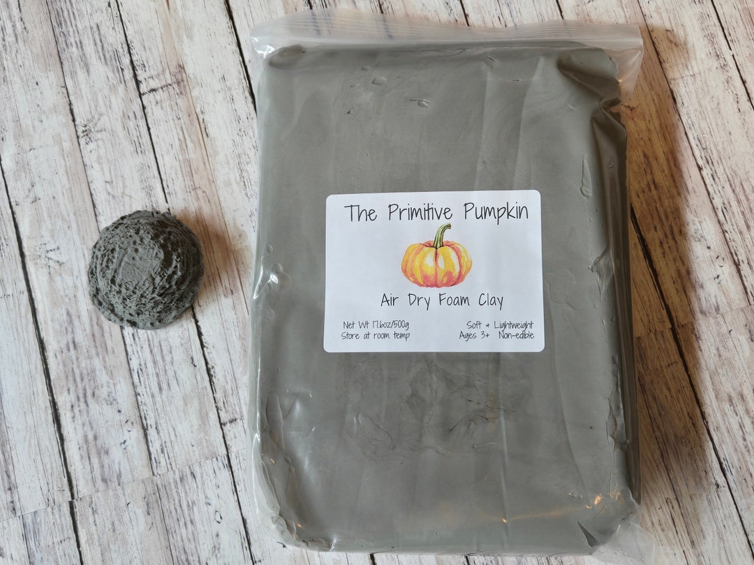 500g Graphite Color Air Dry Foam Clay, Fake Bake Supplies, Clay for ...
