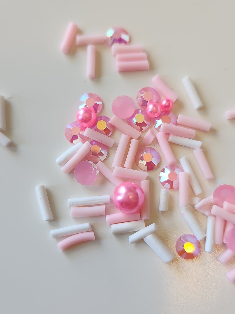 Pastel Fake Sprinkles | Fake Pastel Sprinkles | Polymer Clay | Faux ...