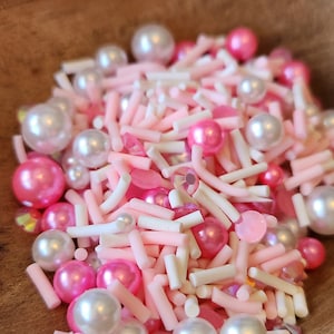 Pastel Fake Sprinkles | Fake Pastel Sprinkles | Polymer Clay | Faux ...