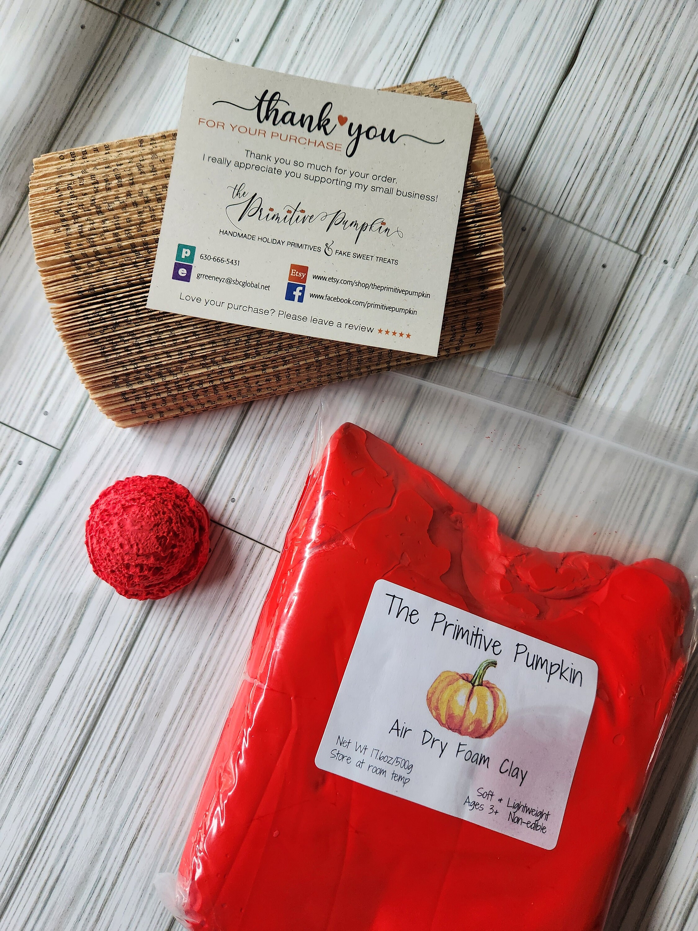 Cherry Red Color Air Dry Foam Clay, Fake Bake Supplies, 500g, Clay for ...