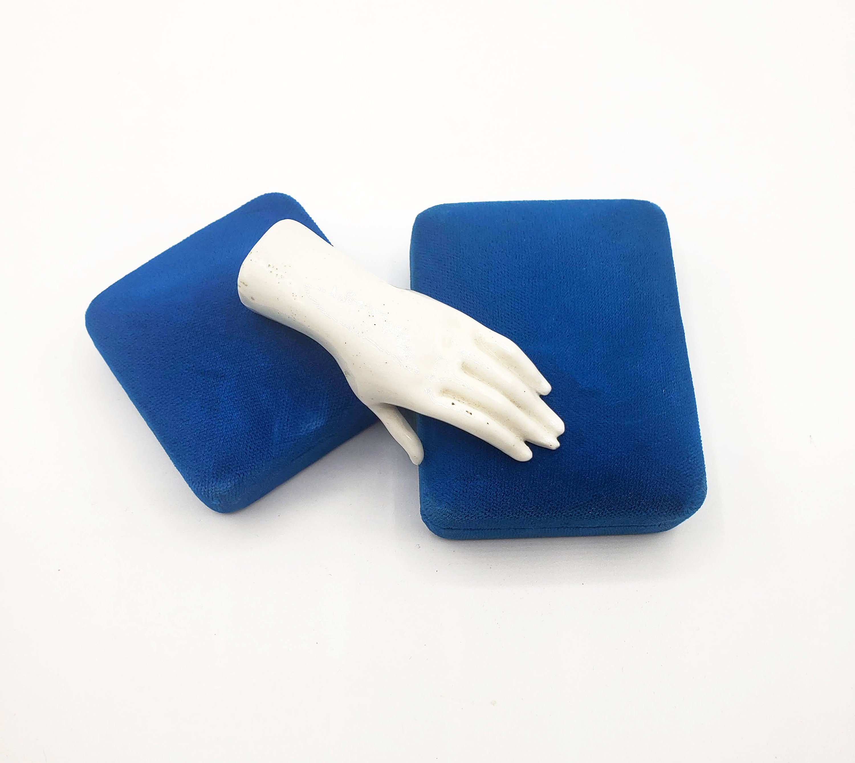 Vintage BIRKS BLUE BOX Velvet Jewelry Boxes / Set of Two Vintage Birks ...