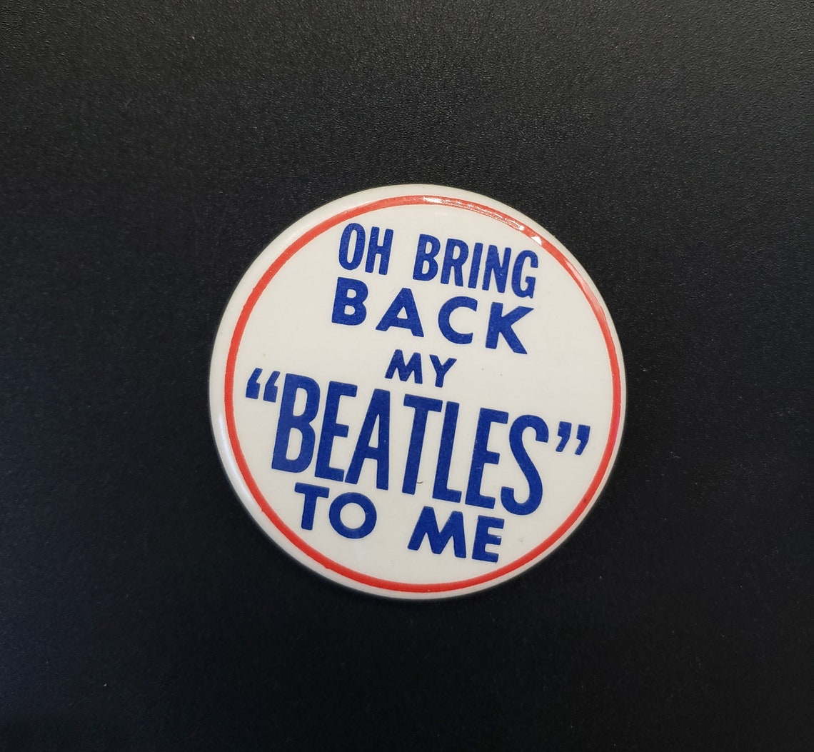 Set of 3 1960s Vintage BEATLES Fan Club PINS / BROOCHES / Be a Beatle ...