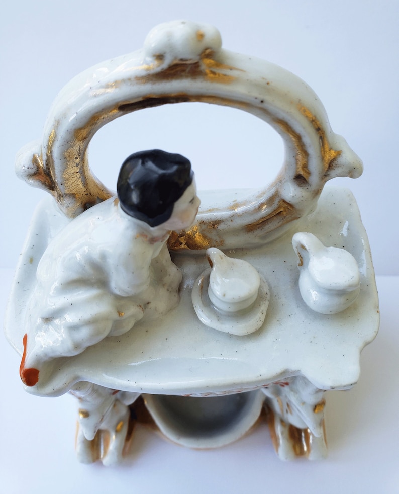 Antique Bisque German FAIRING BOX by Conta Boehme Circa 1900 / - Etsy