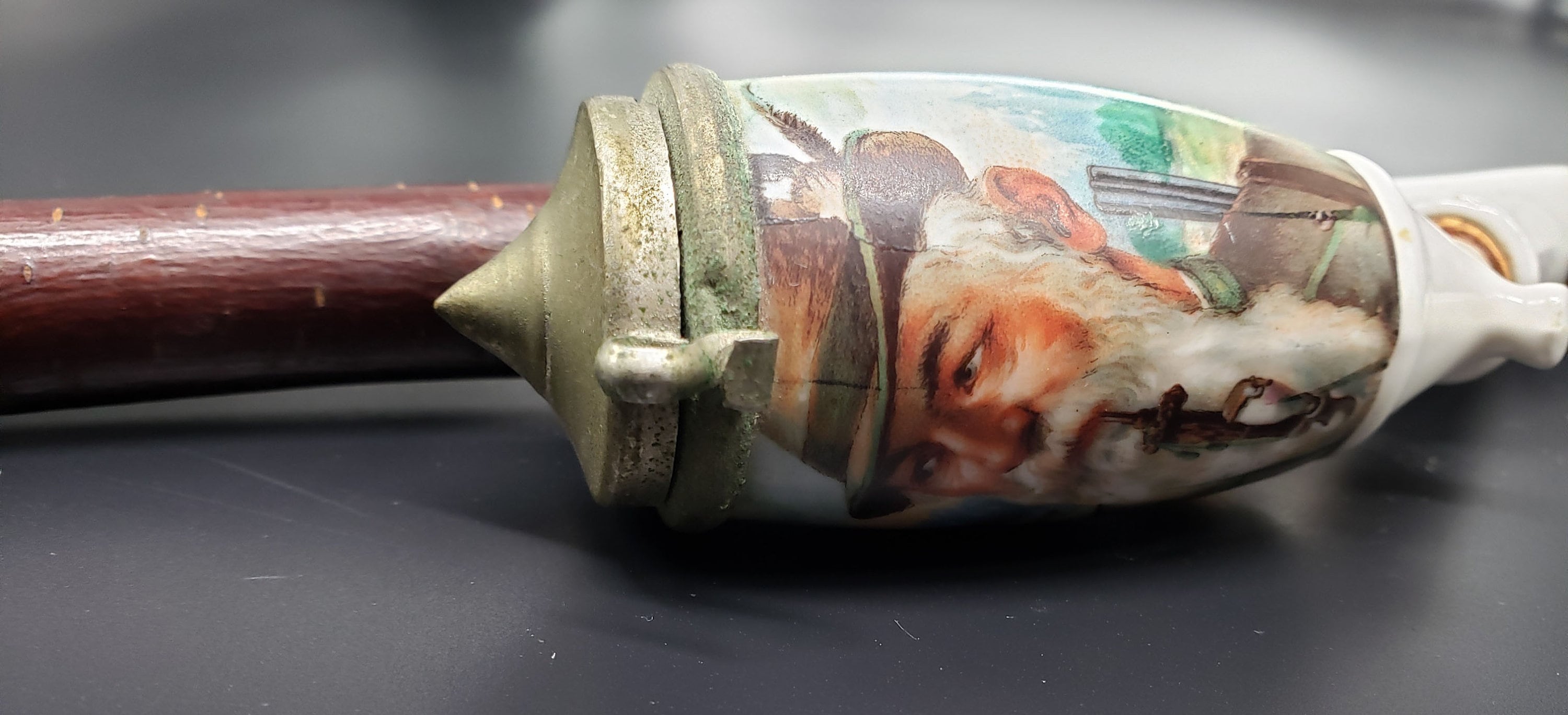 Antique GERMAN PORCELAIN PIPE / Imperial Germany Pipe With Porcelain ...