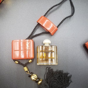 Collection of 80s YSL OPIUM PERFUME Vanity Items Including Full Bottle ...