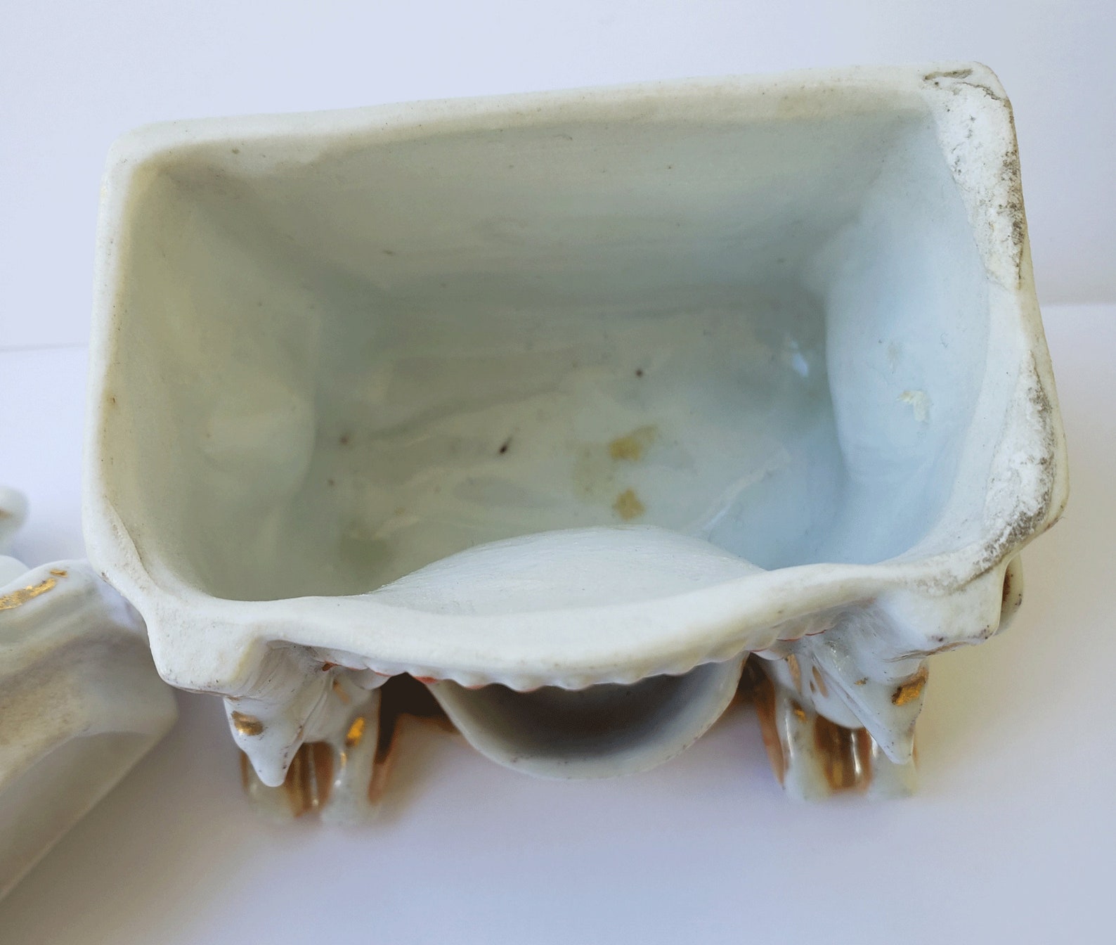 Antique Bisque German FAIRING BOX by Conta Boehme Circa 1900 / - Etsy