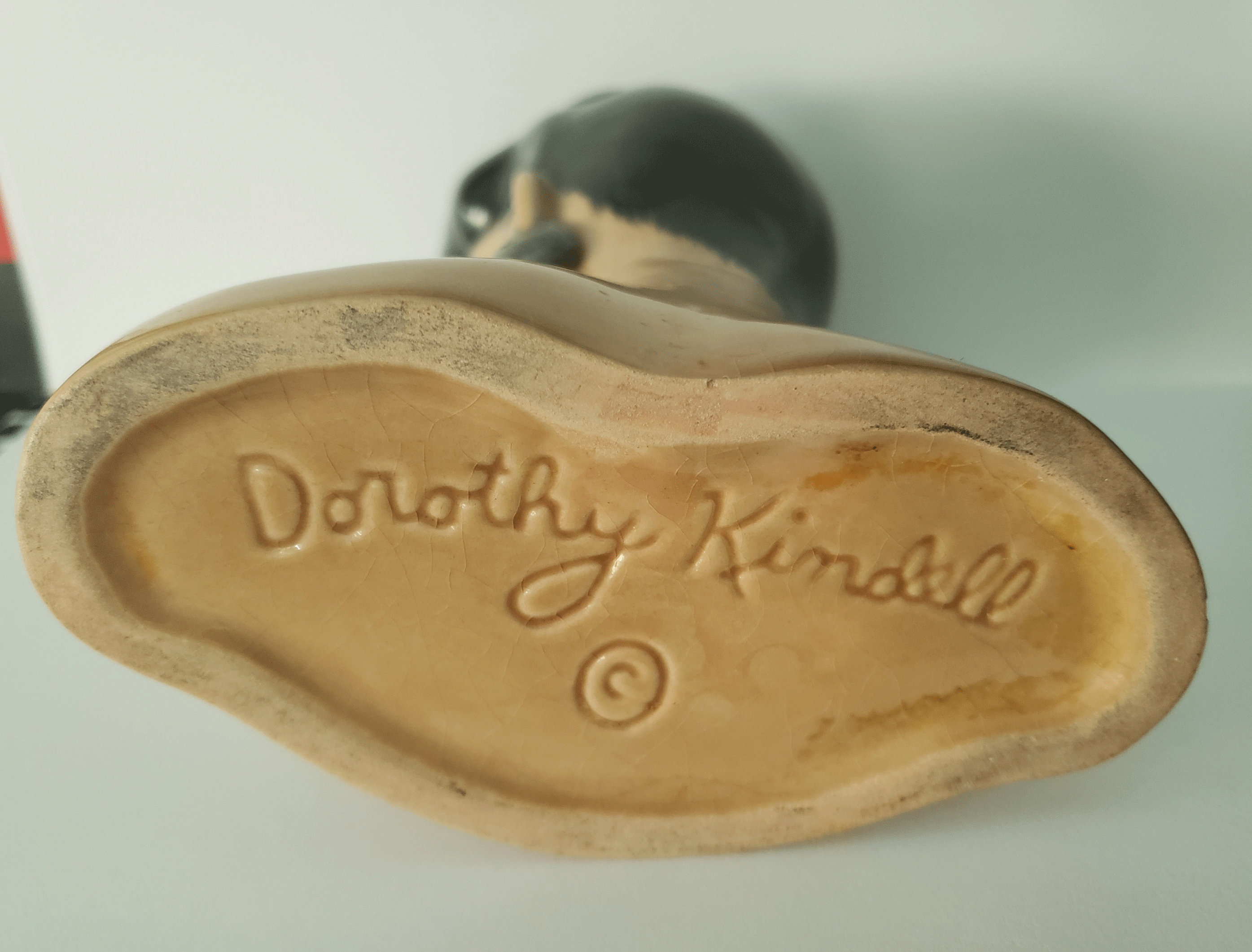 Vintage Dorothy Kindell Head Vase: Signed California Pottery - Etsy
