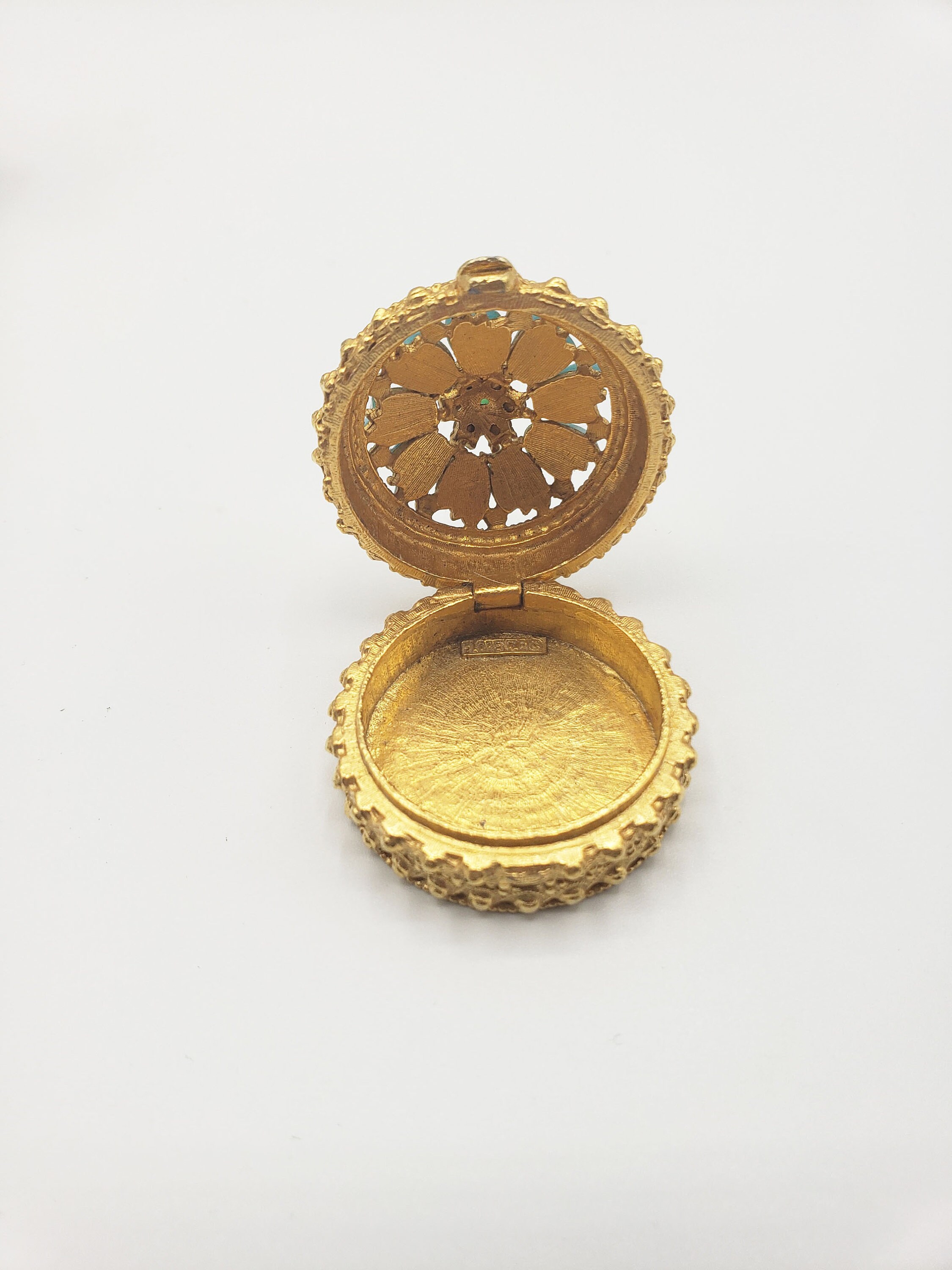 Group of 3 FLORENZA Jewelled Boxes / Florenza Trinket Box, Snuff Box ...