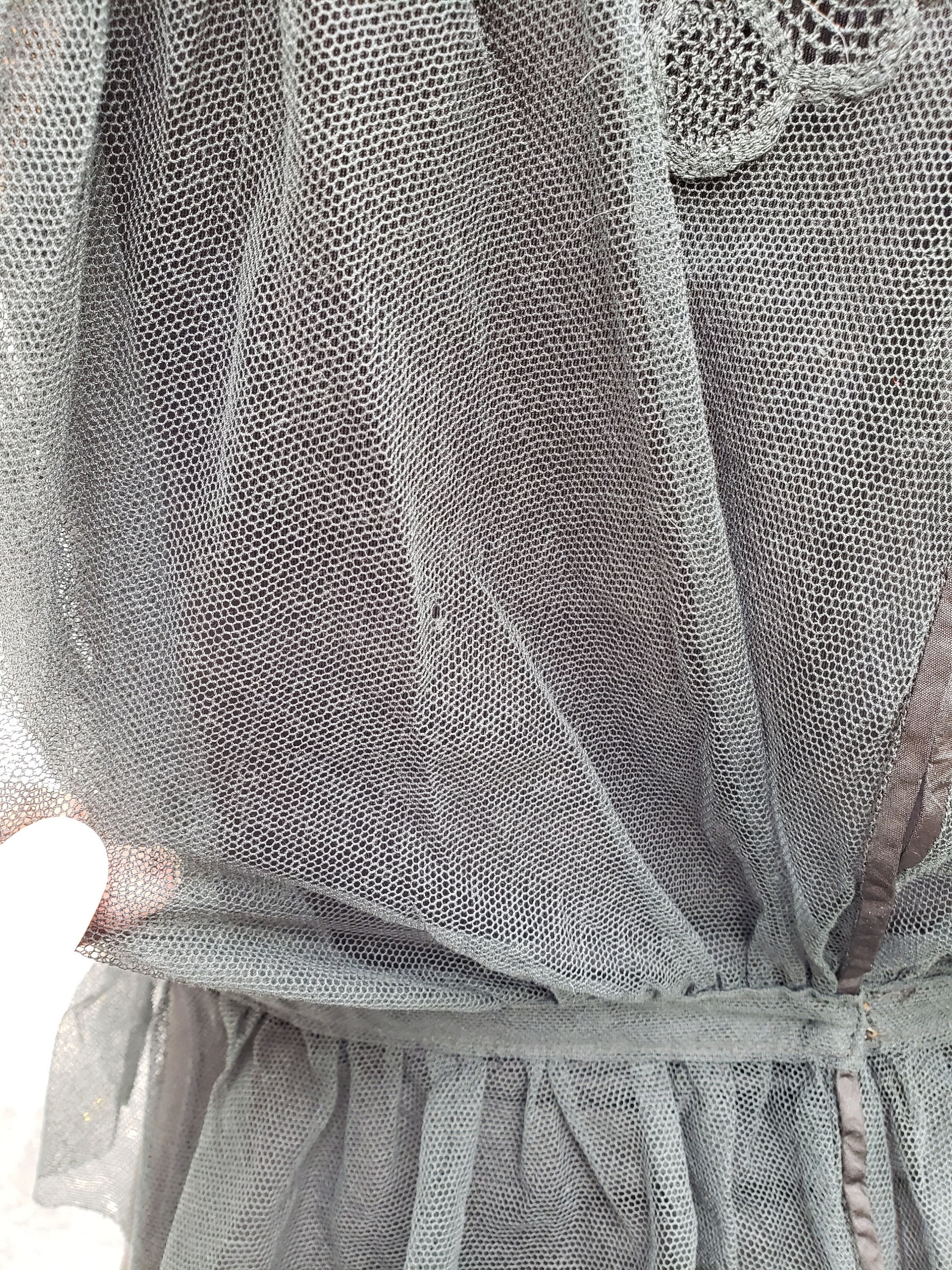 1940s BLACK Net and LACE BUTTERFLY Cutwork Top / Vintage Black - Etsy