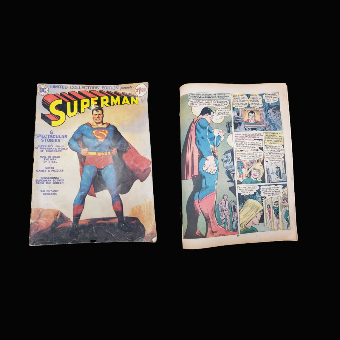 DC Limited Collectors' Edition Superman Comic Book C-31 - Etsy