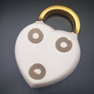 60s Heart With Key Locket Jewel Box / HEART LOCKET JEWELBOX / Heart ...