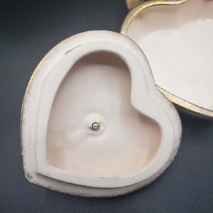 60s Heart With Key Locket Jewel Box / HEART LOCKET JEWELBOX / Heart ...