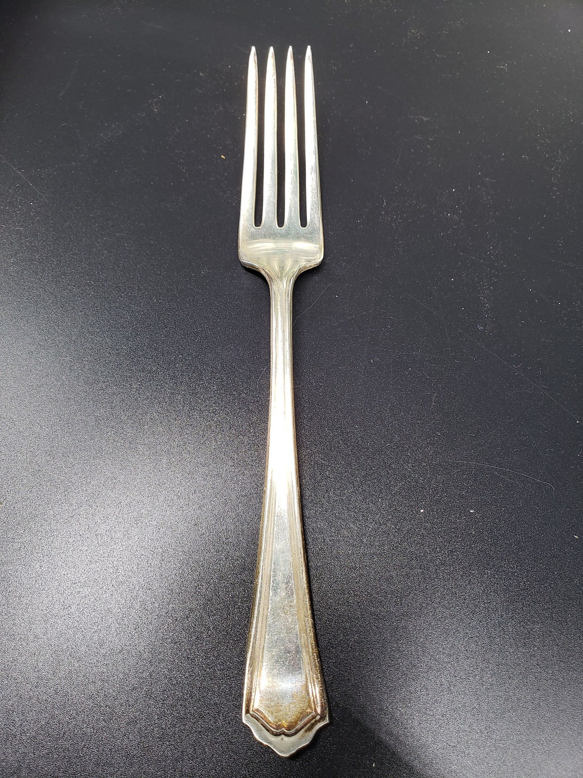 Whitby SILVER PLATE DECO Set of Forks / 44 Full-size Silver Plate Forks ...