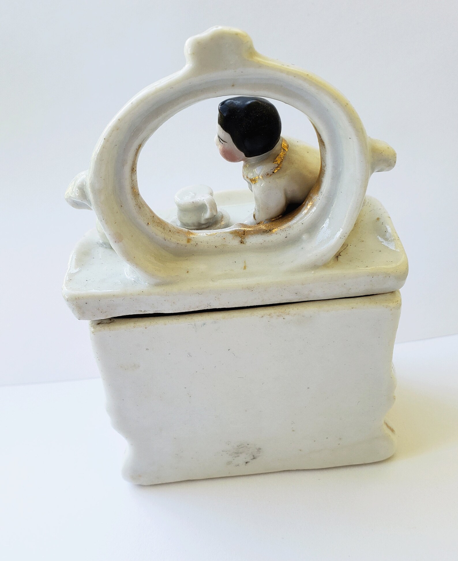 Antique Bisque German FAIRING BOX by Conta Boehme Circa 1900 / - Etsy