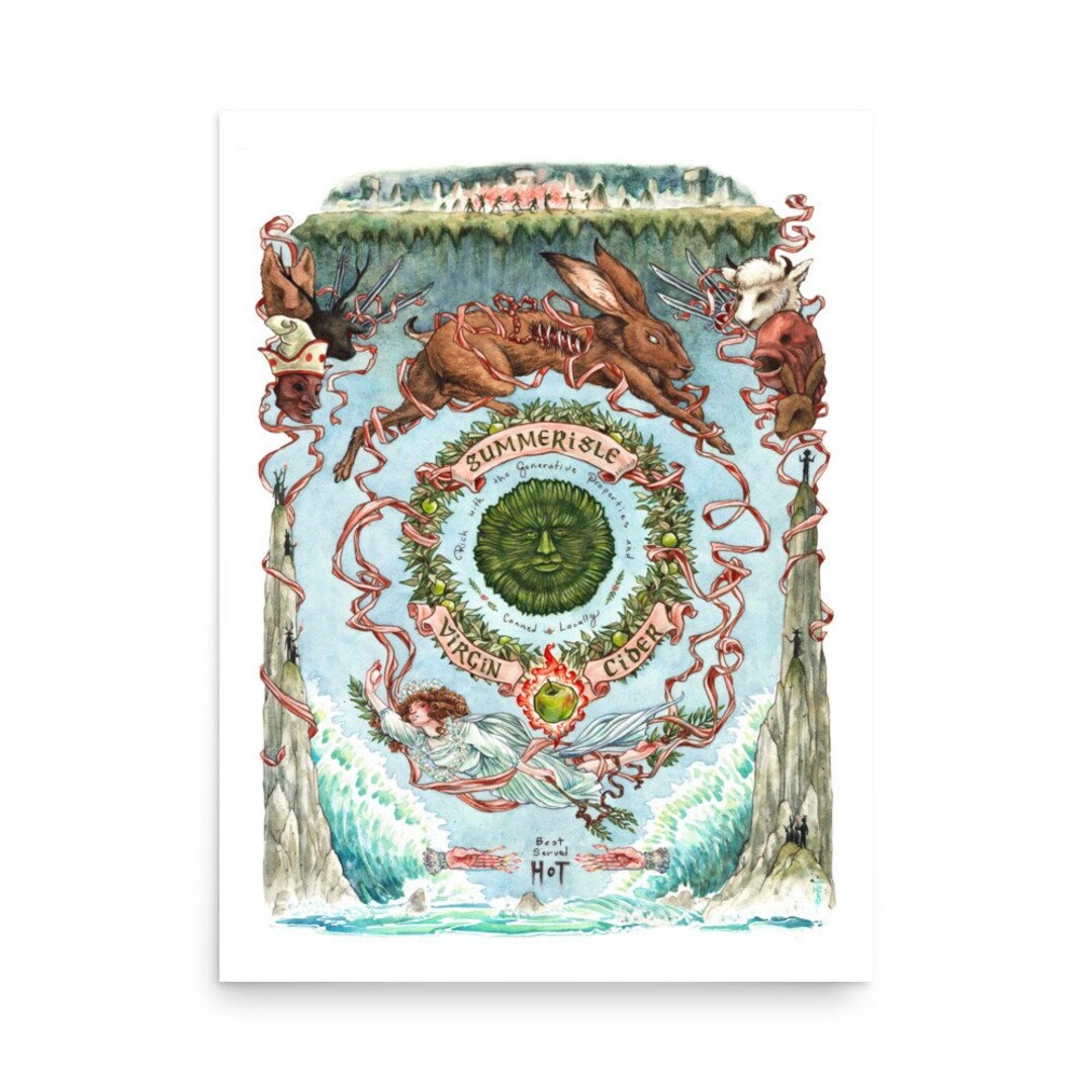 Summerisle Apple Cider - (wicker Man Movie Poster) - Etsy