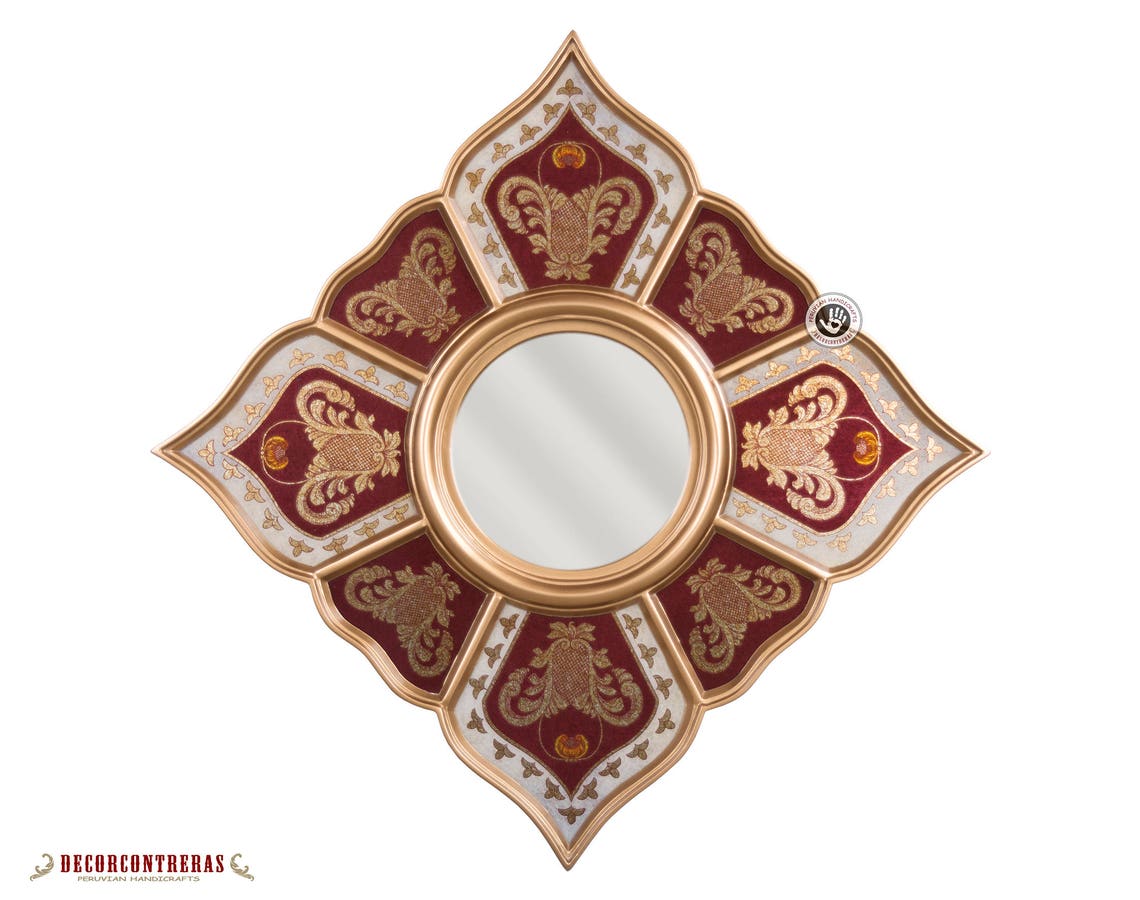 Cherry Red Star Mirror 18.1 Decorative Wall Mirrors - Etsy