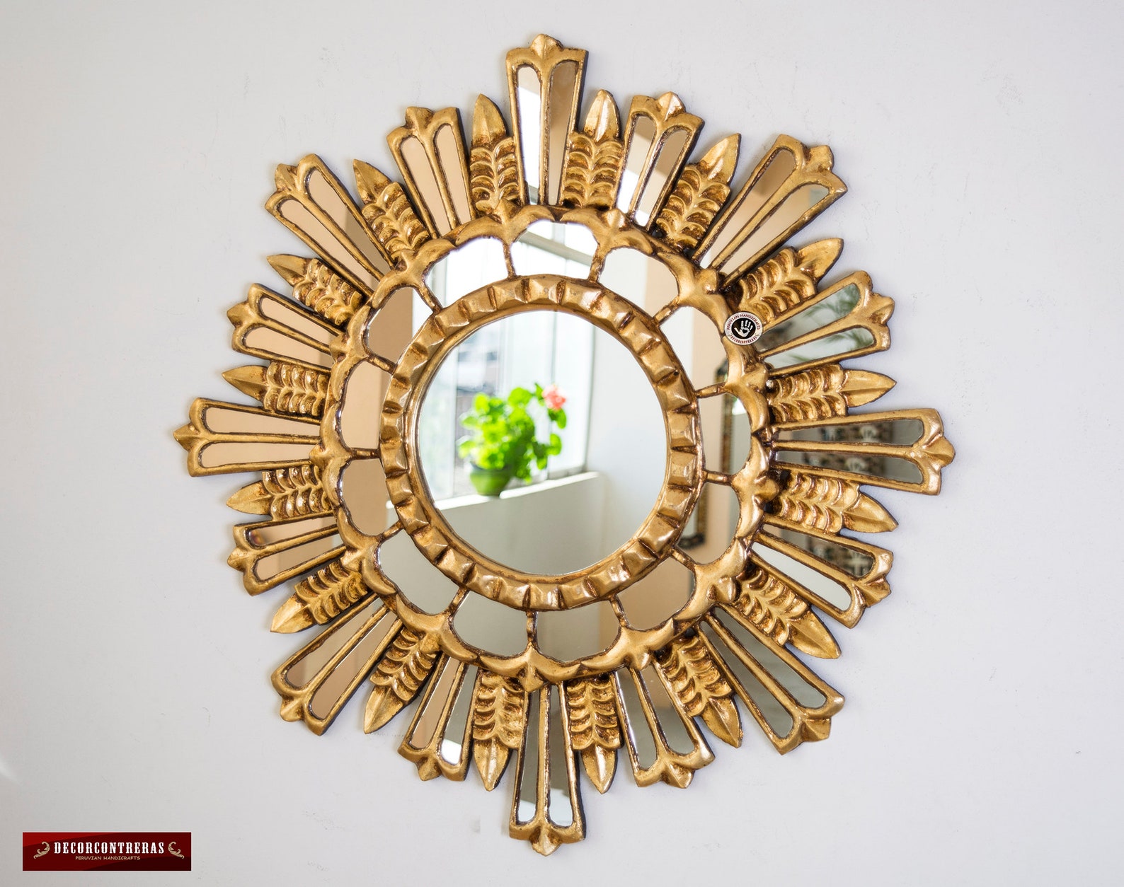 Decorative Round Wall Mirror 23.6 Wall Decor Bathroom | Etsy