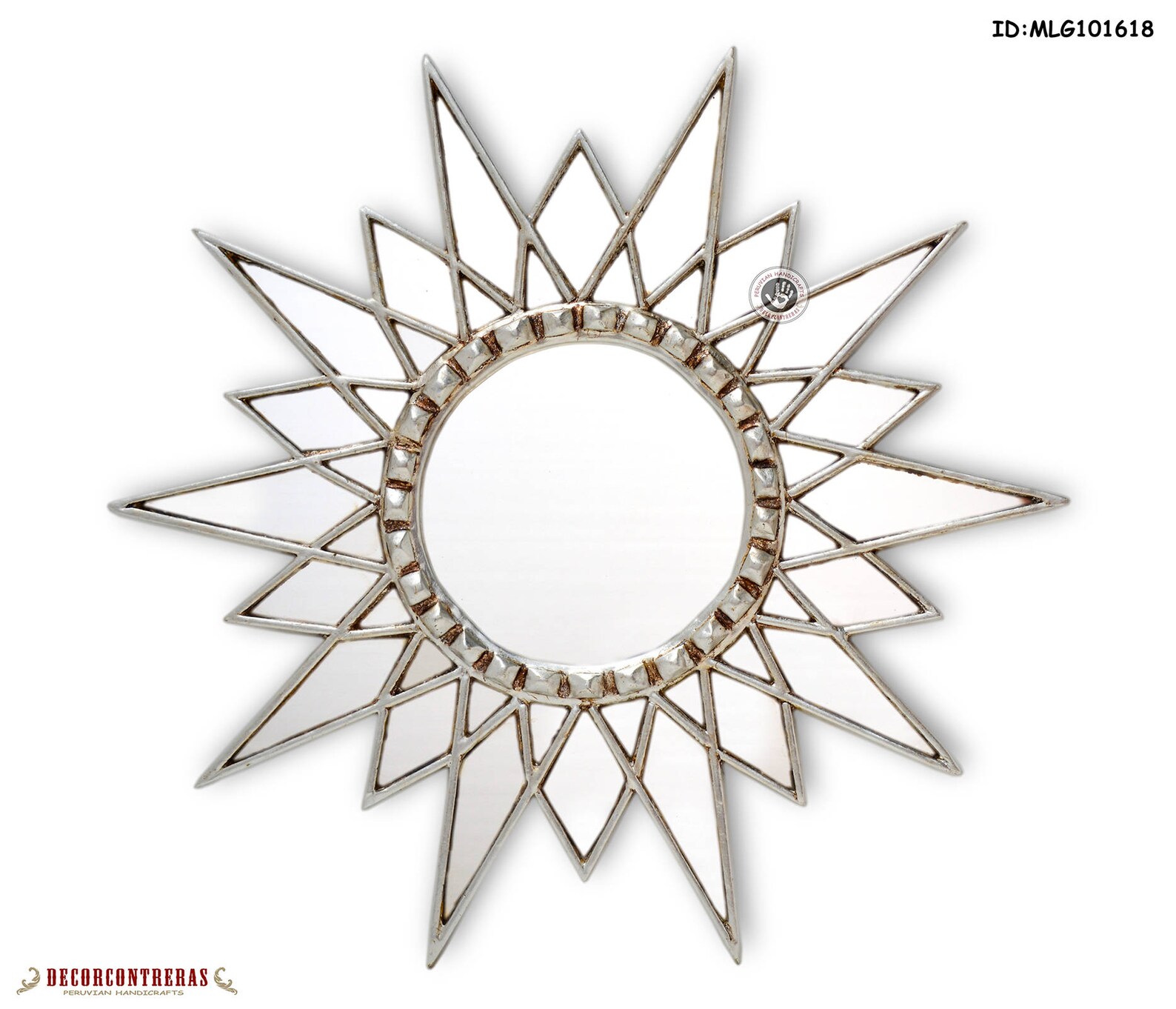 Decorative Sunburst Wall Mirror Set 3 'stars | Etsy