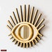 Peruvian Eye Mirror for Wall Art Decor | Mystical Gold Eye Wall Mirror ...