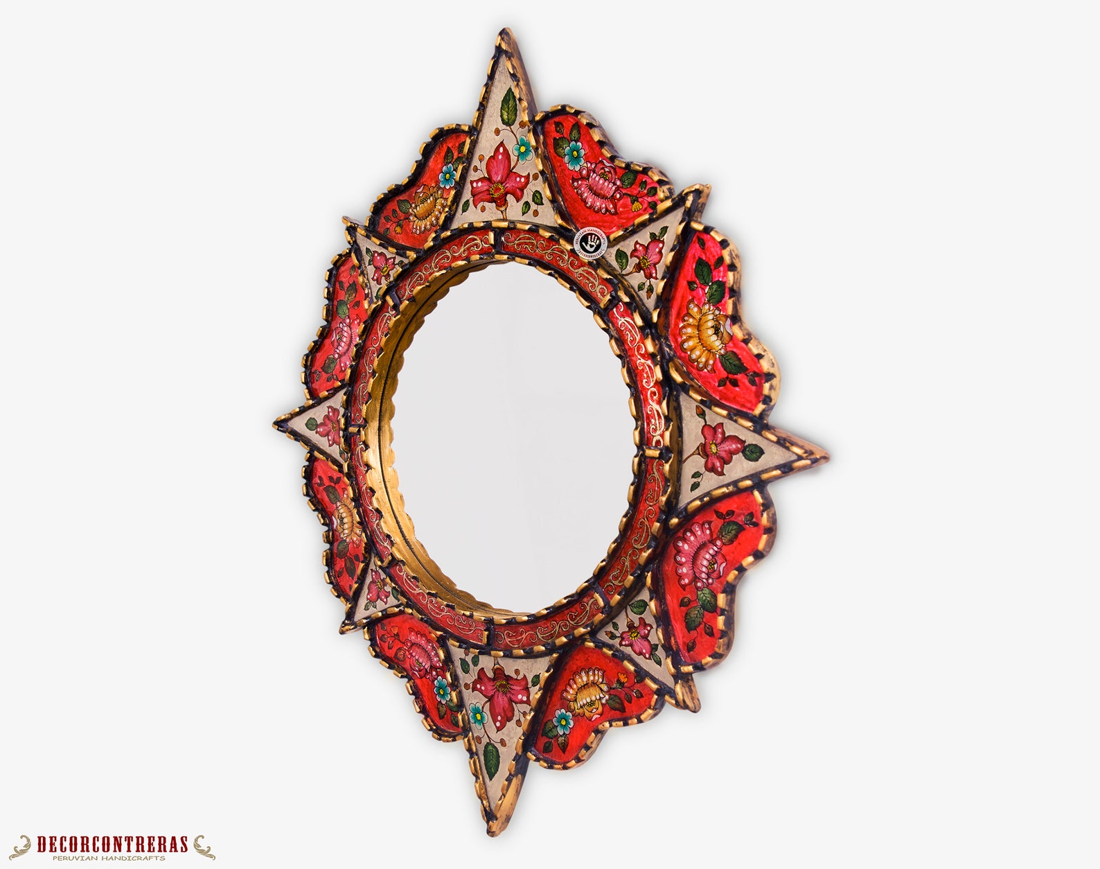 Decorative Round Mirror Wall 25.6in delightful - Etsy