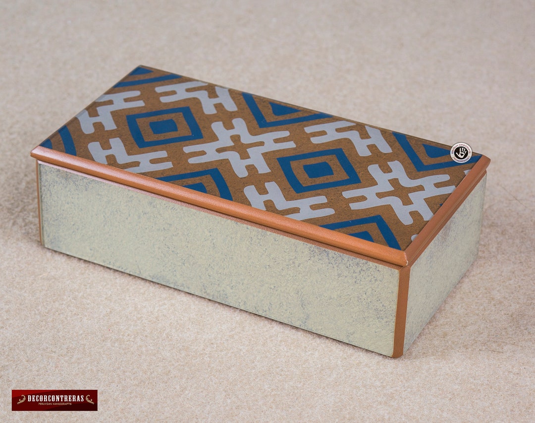 Glass Jewelry Box Handmade 'treasure of Andes", Peruvian Gifts for ...