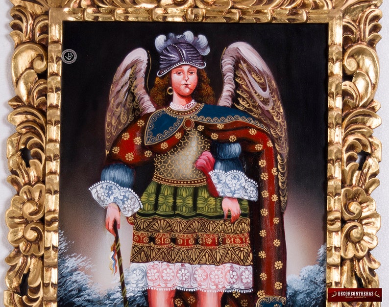 Cuzco Painting 'archangel Michael', Peru Wall Art - Catholic Art ...