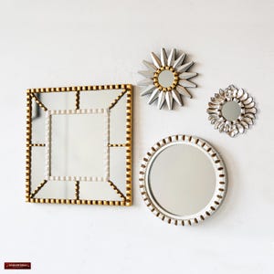 Handmade Wall Mirrors Decorative Set From Peru | Housewarming Gift ...
