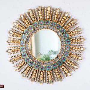 Antique sunburst mirror - Etsy 日本 Antique sunburst mirror - Etsy 日本