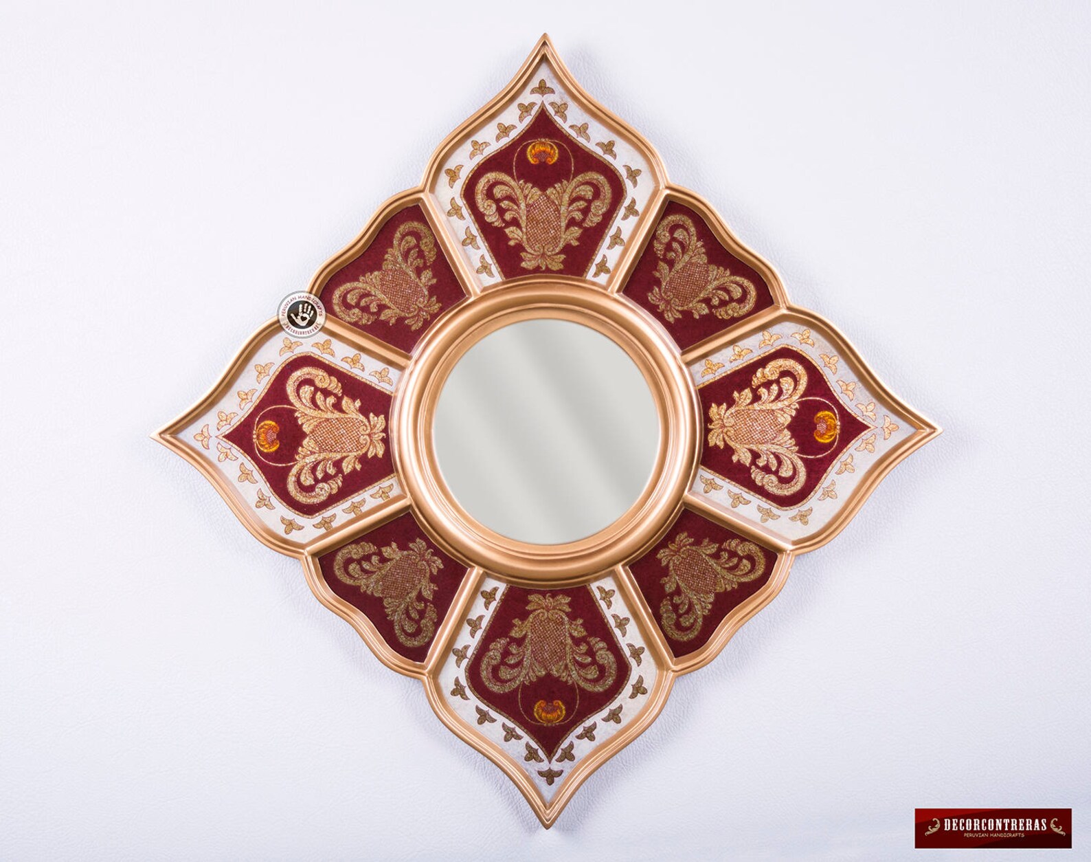 Cherry Red Star Mirror 18.1 Decorative Wall Mirrors - Etsy