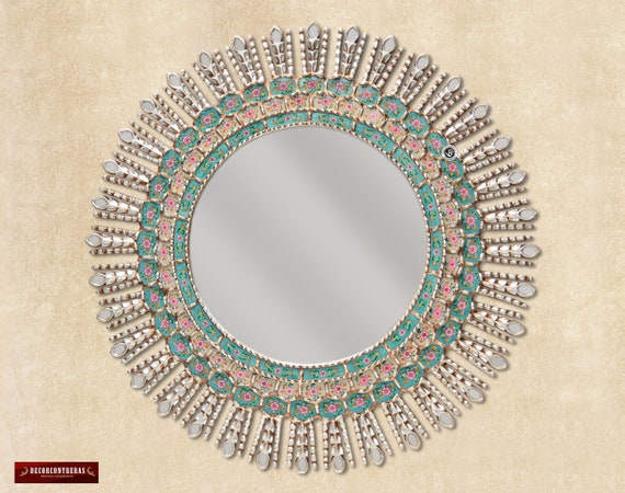 Turquoise Wall Mirror – Wall Design Ideas