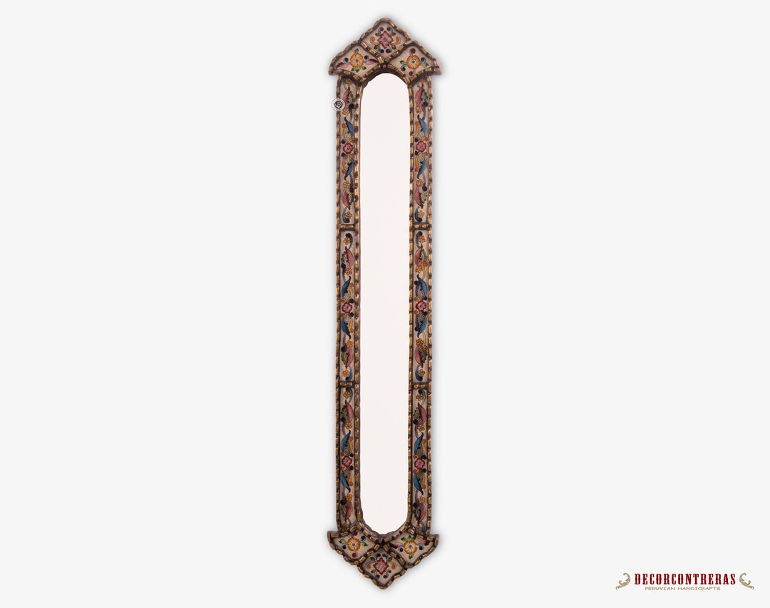 Narrow Rectangular Wall Mirror 35.4 Tall Decorative - Etsy Australia