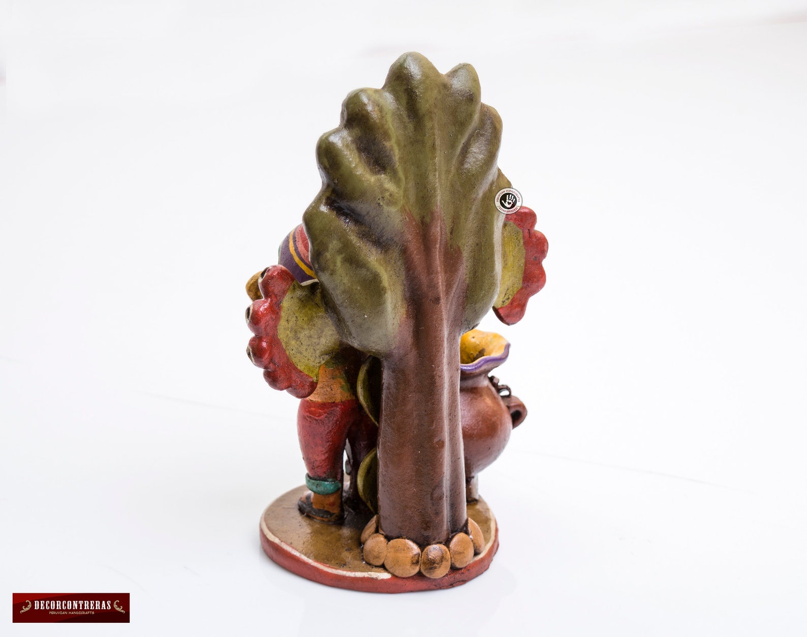 Hand Painted Pottery Sculpture "andean Music" From Peru, Folk Art ...