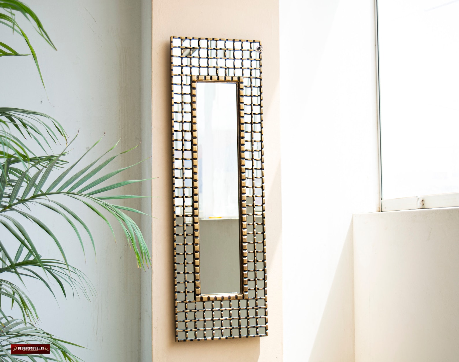 Handmade Large Narrow Hanging Wall Mirror Home Decor - Etsy