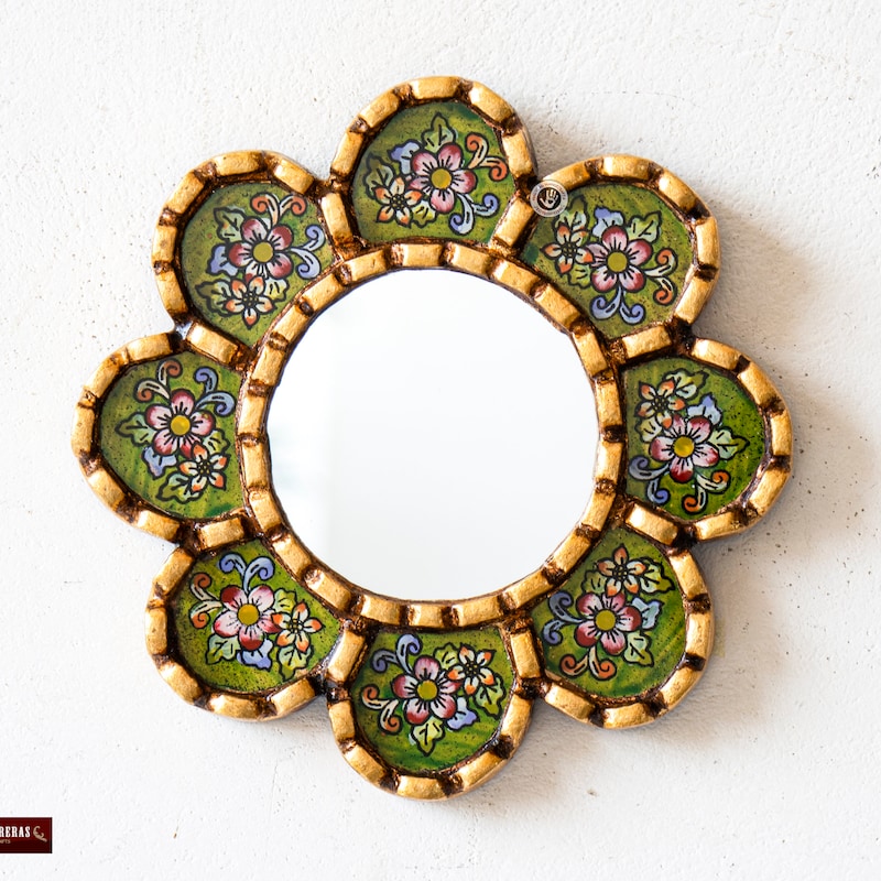 Mirror Round Ornate - Etsy
